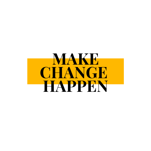 MAKE CHANGE HAPPEN Logo – Blox. is a Creative & Technical Marketer